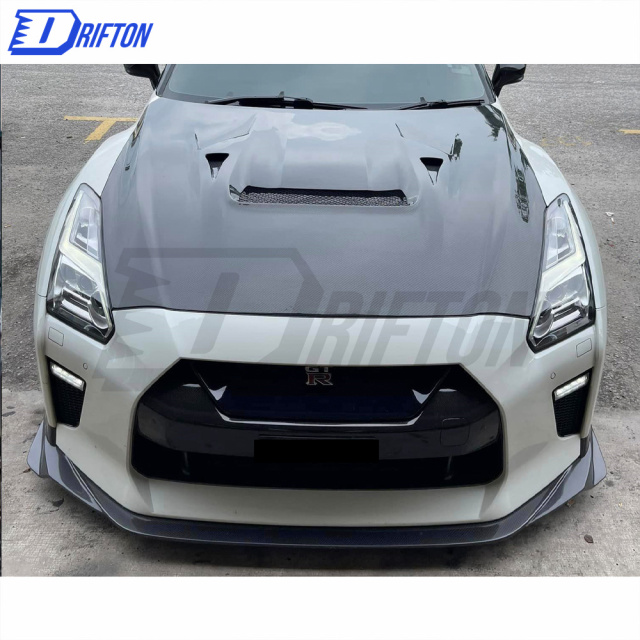 Varis Style Carbon Fiber Hood For Nissan GTR R35 2008-2016