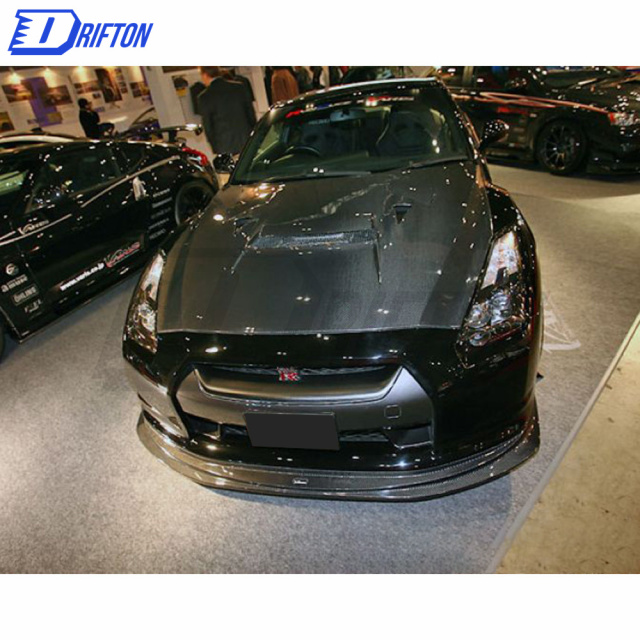 Varis Style Carbon Fiber Hood For Nissan GTR R35 2008-2016