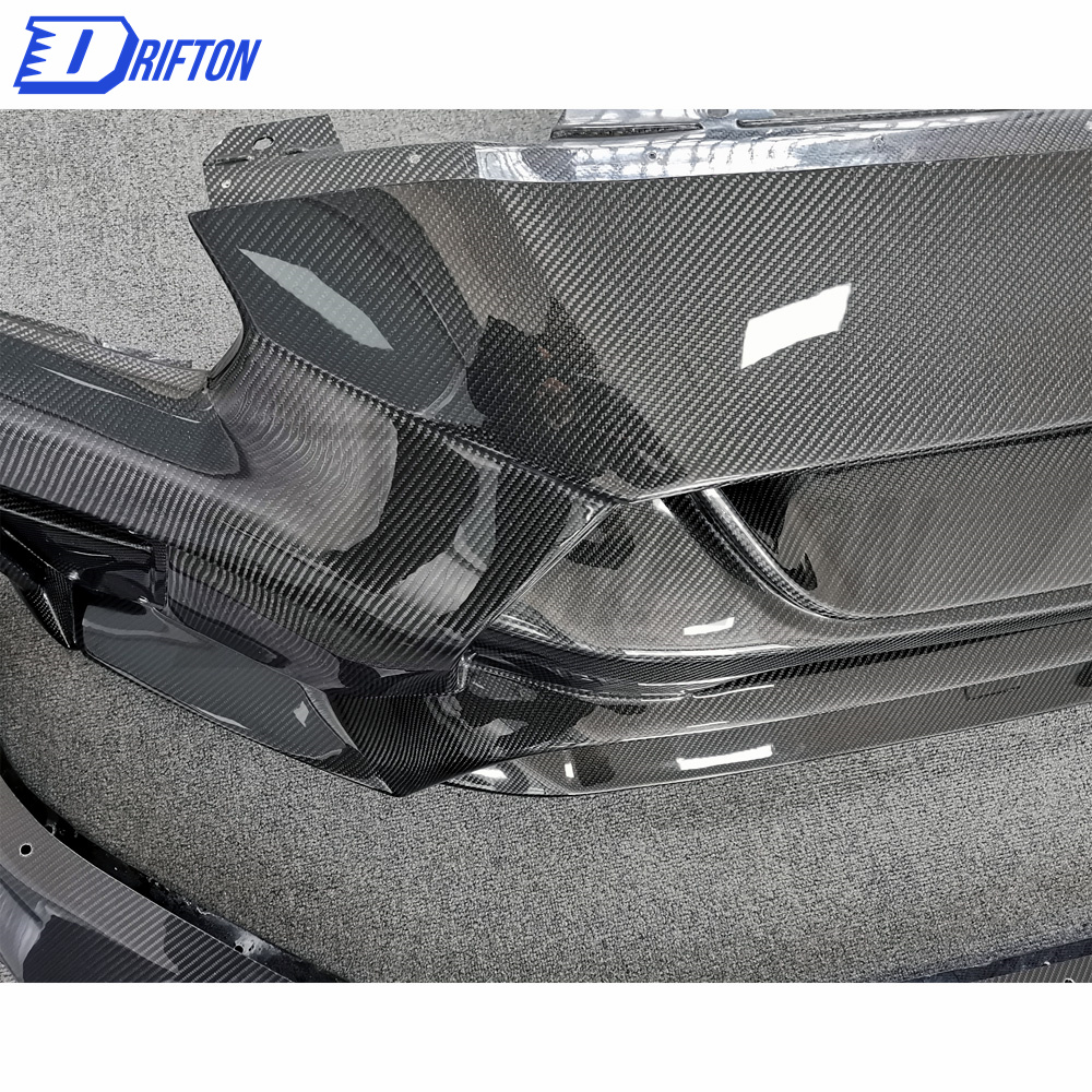 Varis MY19 Style Full Carbon Fiber Front Bumper Assemble For Nissan R35 ...