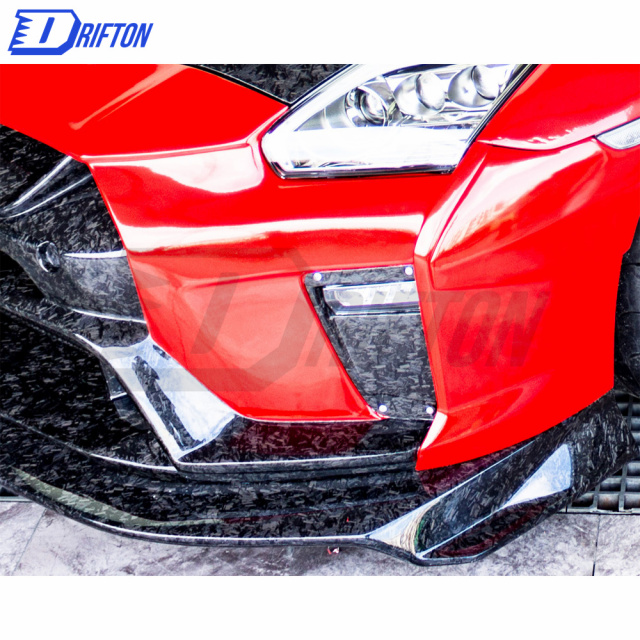 Varis MY19 Style Partial Forged Carbon Fiber Front Bumper For Nissan ...