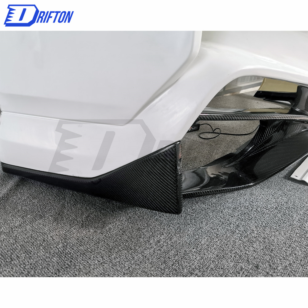 Varis MY19 Style Glass Fiber Rear Bumper With Carbon Fiber Rear ...