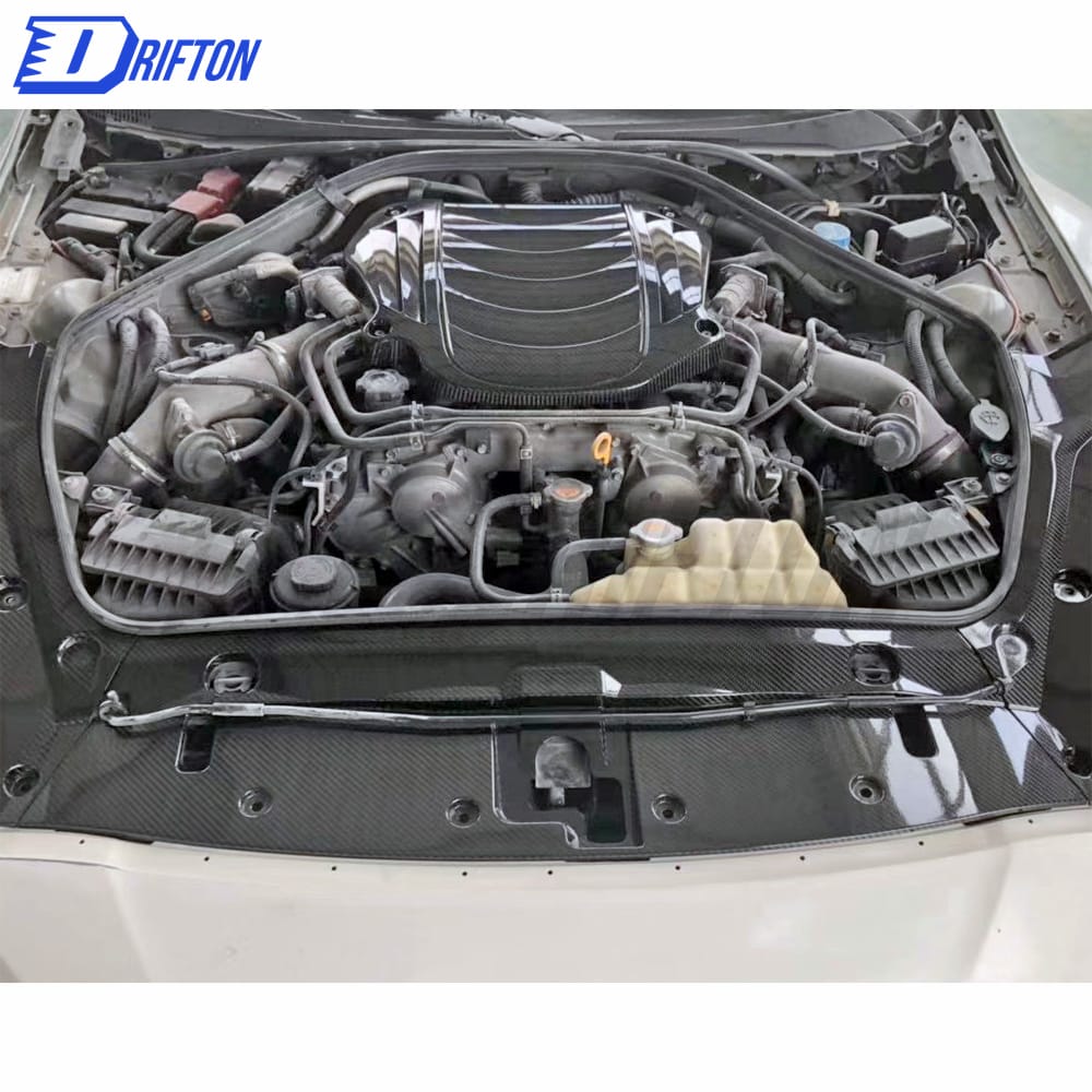 Nordring Challenge-Style Caron Fiber Engine Cover For Nissan R35 GTR ...