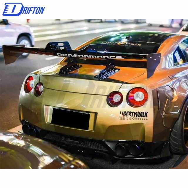 LB Style Carbon Fiber Rear Spoiler GT Wing For Nissan R35 GTR 2008-2019