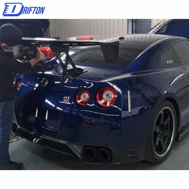 Varis Euro Edition Style Carbon Fiber GT Spoiler For Nissan R35 GTR ...