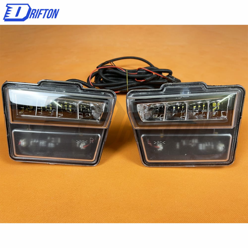 Front Bumper LED Daytime Running Light DRL For Nissan R35 GTR 2017-2021