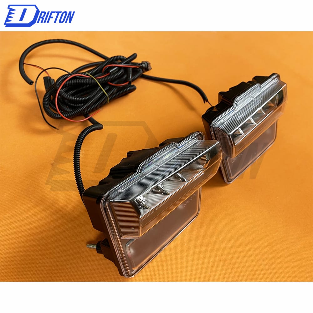Front Bumper LED Daytime Running Light DRL For Nissan R35 GTR 2017-2021