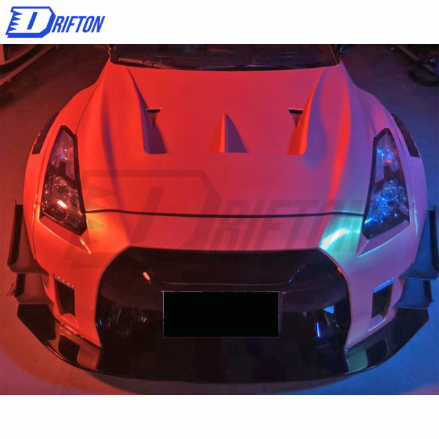 LB Performance V2 Style Half Carbon Fiber Wide Body Kit For Nissan R35 ...