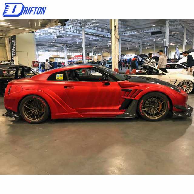Varis KAMIKAZE R Super Sonic Style Glass Fiber Wide Body Kit For Nissan ...