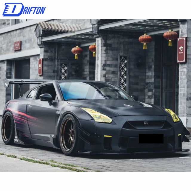 LB Performance V2 Style Glass Fiber Hood For Nissan GTR R35 2017-2019