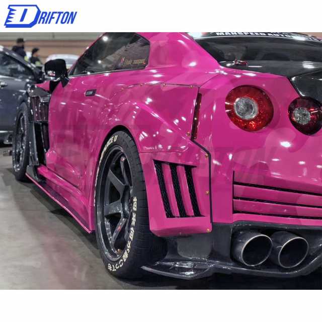 Varis KAMIKAZE R Super Sonic Style Half Carbon Fiber Wide Body Kit For ...