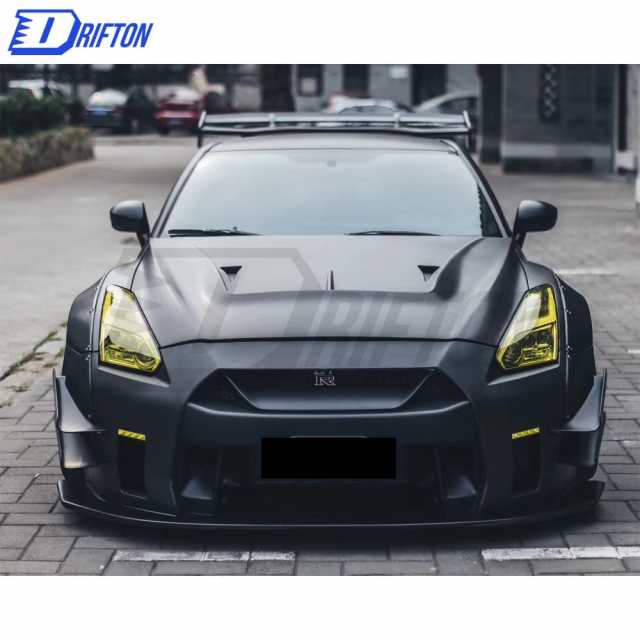 LB Performance V2 Style Glass Fiber Hood For Nissan GTR R35 2017-2019