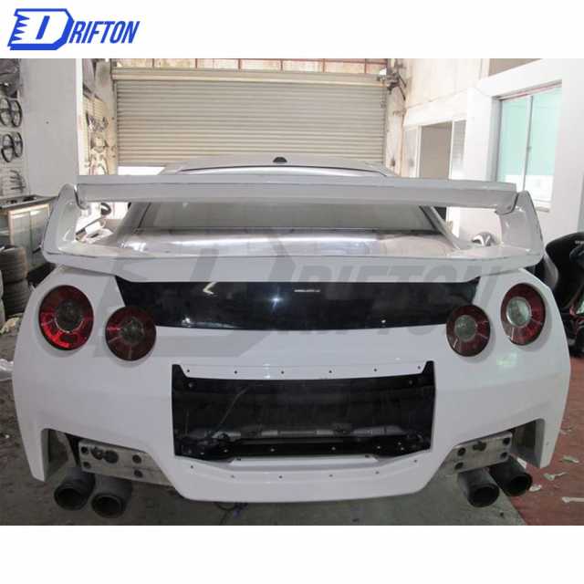 Amuse Style Half Carbon Fiber Rear Spoiler For Nissan R35 GTR 2008-2019