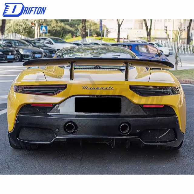 OEM Style Dry Carbon Fiber Rear Diffuser For Maserati MC20