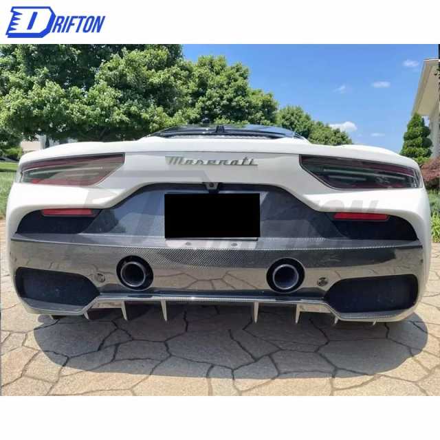 OEM Style Dry Carbon Fiber Rear Diffuser For Maserati MC20
