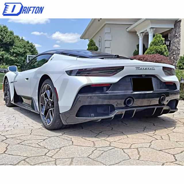 OEM Style Dry Carbon Fiber Rear Diffuser For Maserati MC20
