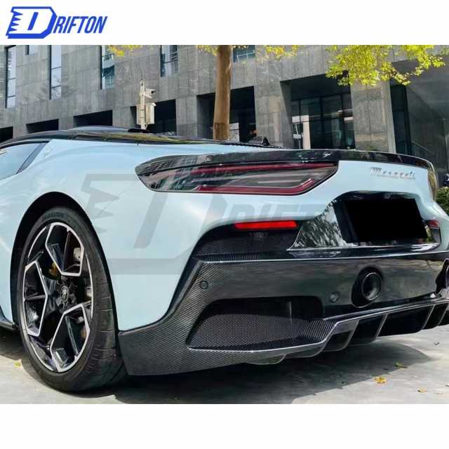 OEM Style Dry Carbon Fiber Rear Diffuser For Maserati MC20