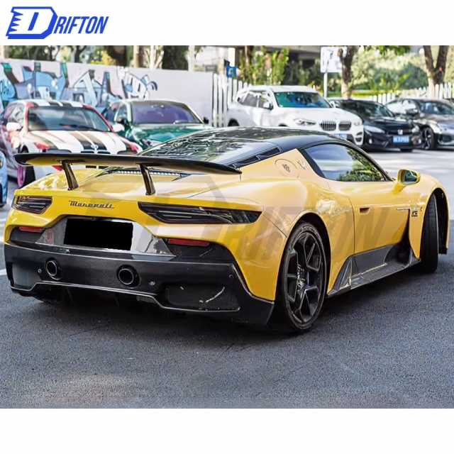 OEM Style Dry Carbon Fiber Rear Diffuser For Maserati MC20