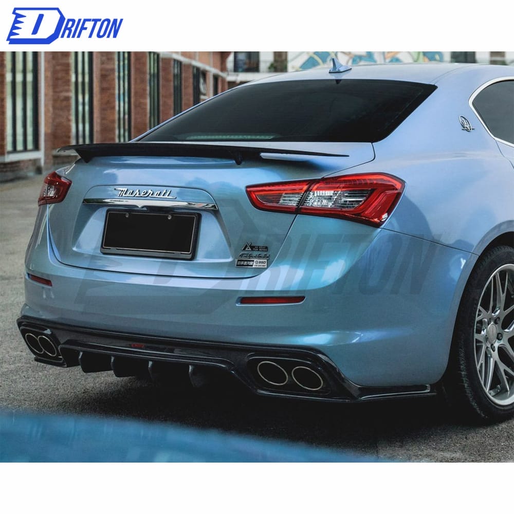 CMST Style Carbon Fiber Rear Diffuser For Maserati Ghibli 2018-2021