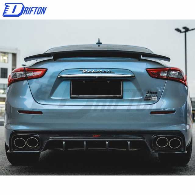 CMST Style Carbon Fiber Rear Diffuser For Maserati Ghibli 2018-2021