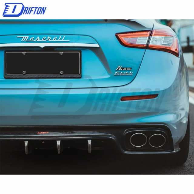 CMST Style Carbon Fiber Rear Diffuser For Maserati Ghibli 2018-2021