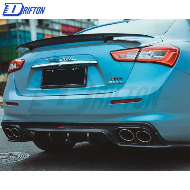 CMST Style Carbon Fiber Rear Diffuser For Maserati Ghibli 2018-2021