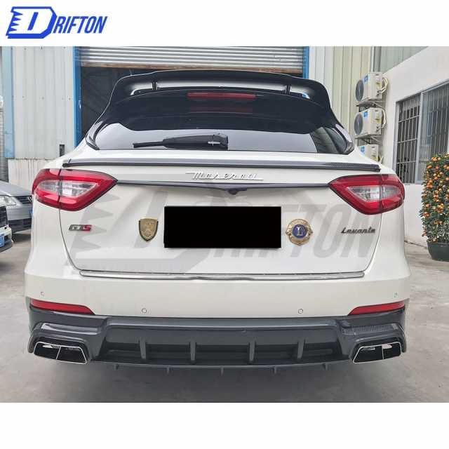 Mansory Style Dry Carbon Fiber Trunk Wing For Maserati Levante 2016-2018
