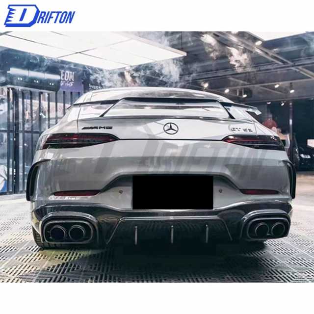 Brabus Style Dry Carbon Fiber Rear Diffuser For Mercedes Benz AMG GT53 ...