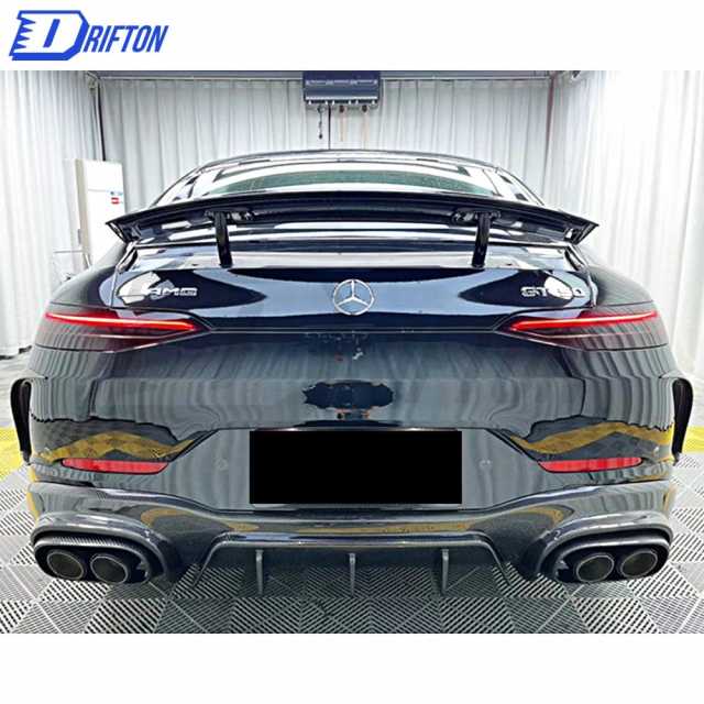 Brabus Style Dry Carbon Fiber Rear Diffuser For Mercedes Benz AMG GT53 ...