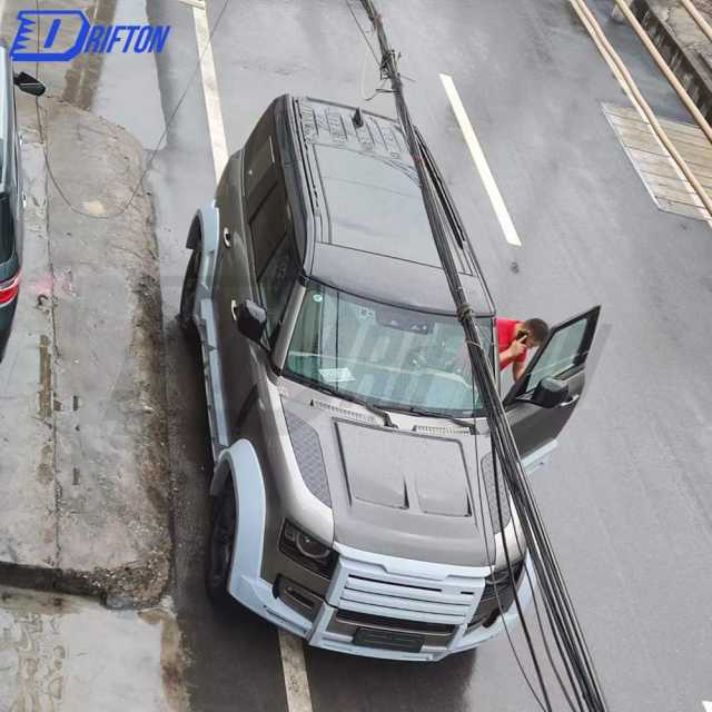 SVR Style Carbon Fiber Hood For Land Rover Defender 2020-2023