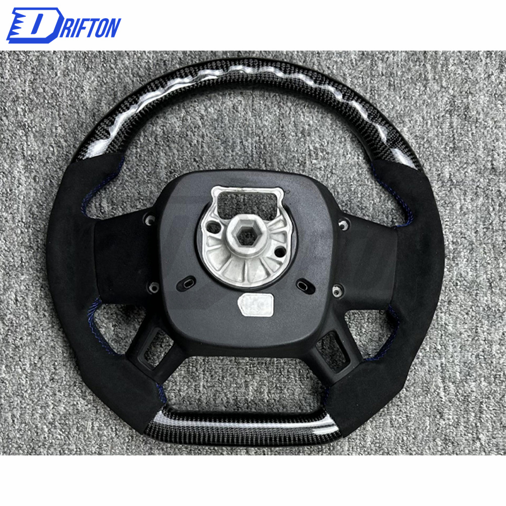 Customize Carbon Fiber & Alcantara With Center Trim Steering Wheel For ...