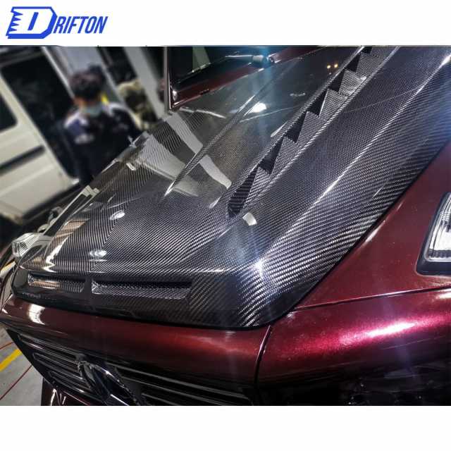 Paktechz Style Dry Carbon Fiber Engine Hood For Mercedes Benz G-Class ...