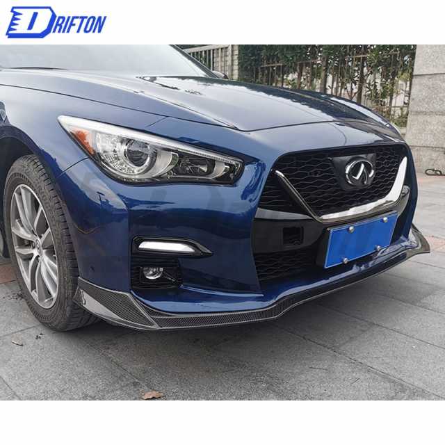 Varis Style Glass Fiber Front Lip For INFINITI Q50 400R