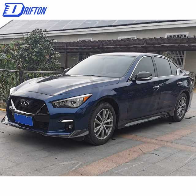 Varis Style Glass Fiber Front Lip For INFINITI Q50 400R