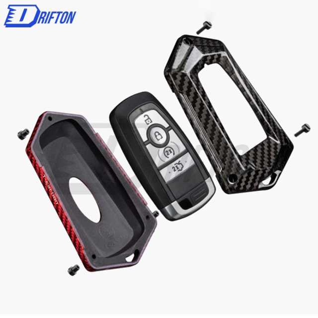 Carbon Fiber Key Cover For Ford Mustang 2020-2021