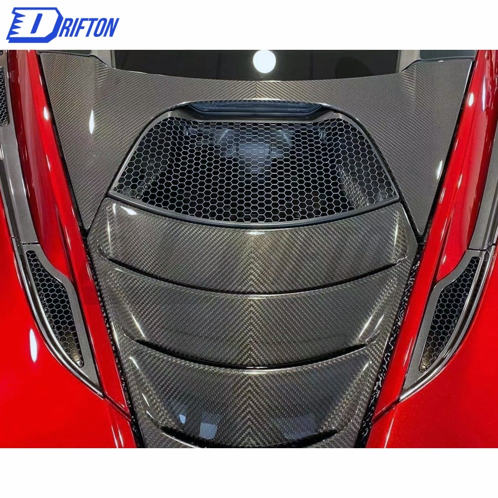 OEM Style Dry Carbon Fiber Engine Compartment Cover-1 For Mclaren 720S