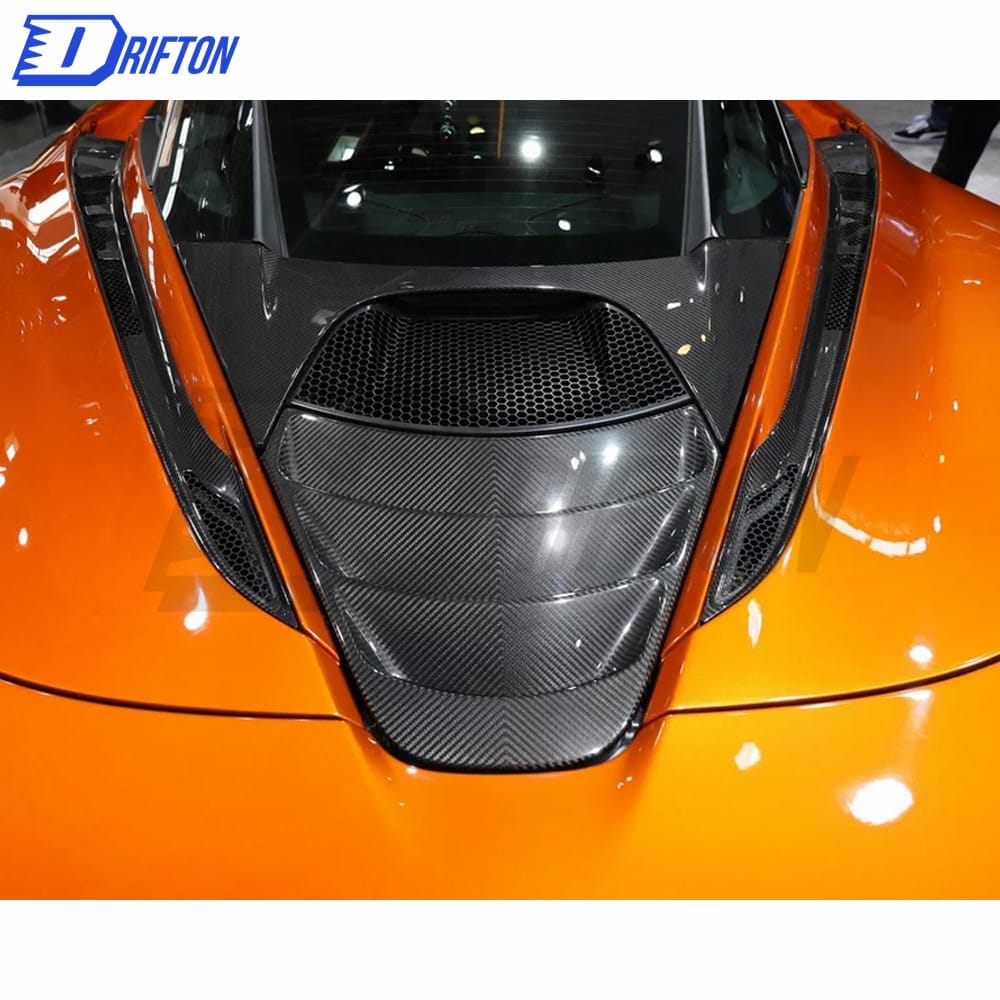 OEM Style Dry Carbon Fiber Engine Compartment Cover-2 For Mclaren 720S ...