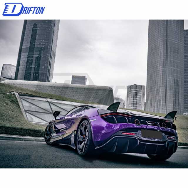 TopCar Style Dry Carbon Fiber Rear Spoiler For Mclaren 720S
