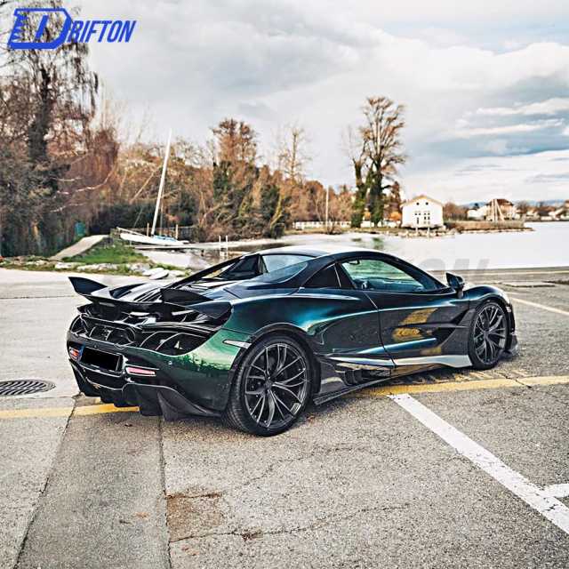 TopCar Style Dry Carbon Fiber Rear Spoiler For Mclaren 720S