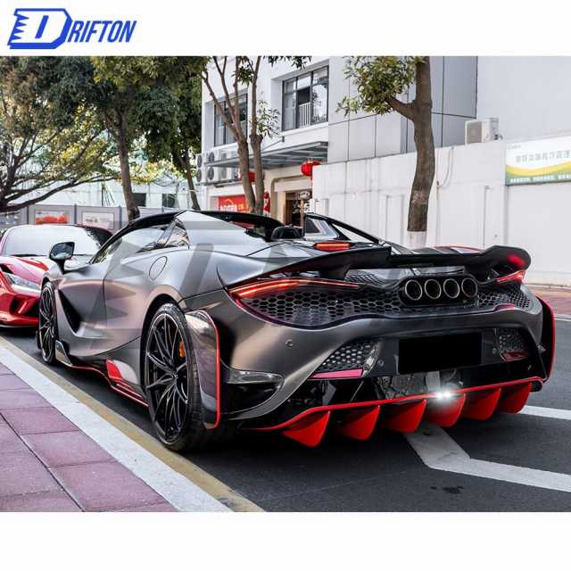 765LT Style Dry Carbon Fiber WIth Portion Primer Body Kit For Mclaren 720S