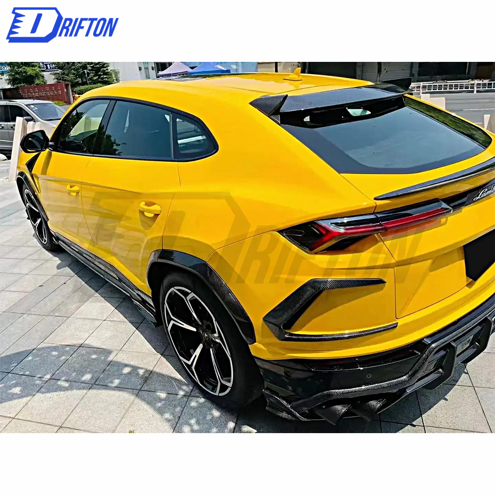 TopCar Style Dry Carbon Fiber Roof Spoiler For Lamborghini URUS 2018-2022