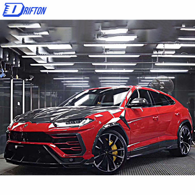 TopCar Style Dry Carbon Fiber Hood For Lamborghini URUS 2018-2022