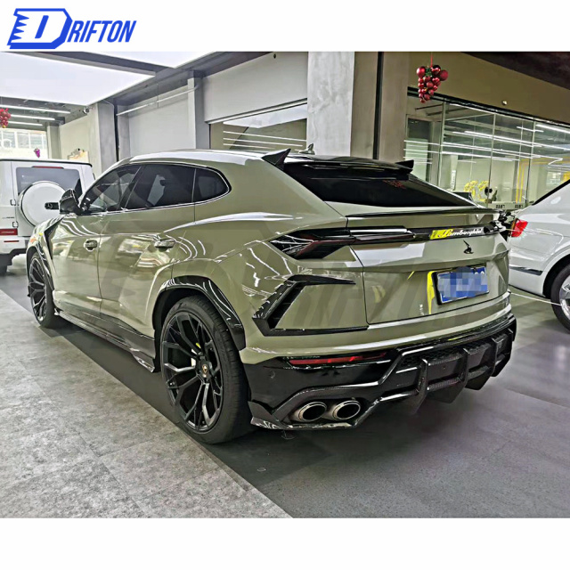 TopCar Style Dry Carbon Fiber Roof Spoiler For Lamborghini URUS 2018-2022