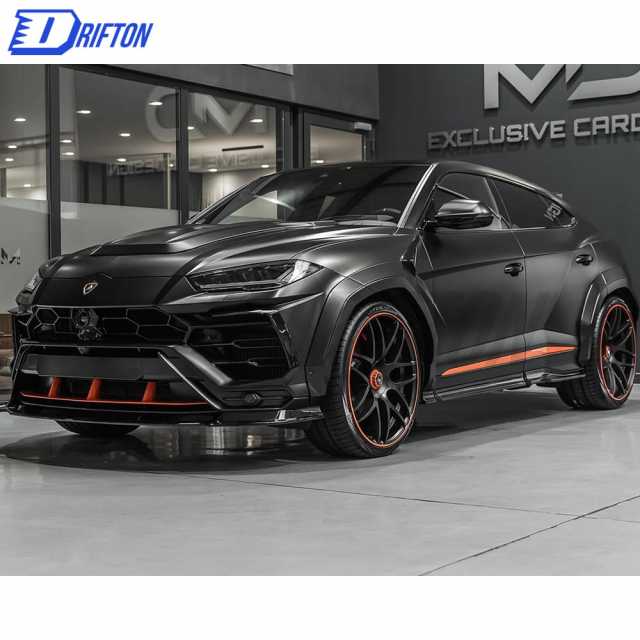 PD Style Dry Carbon Fiber Rear Diffuser Fins For Lamborghini URUS