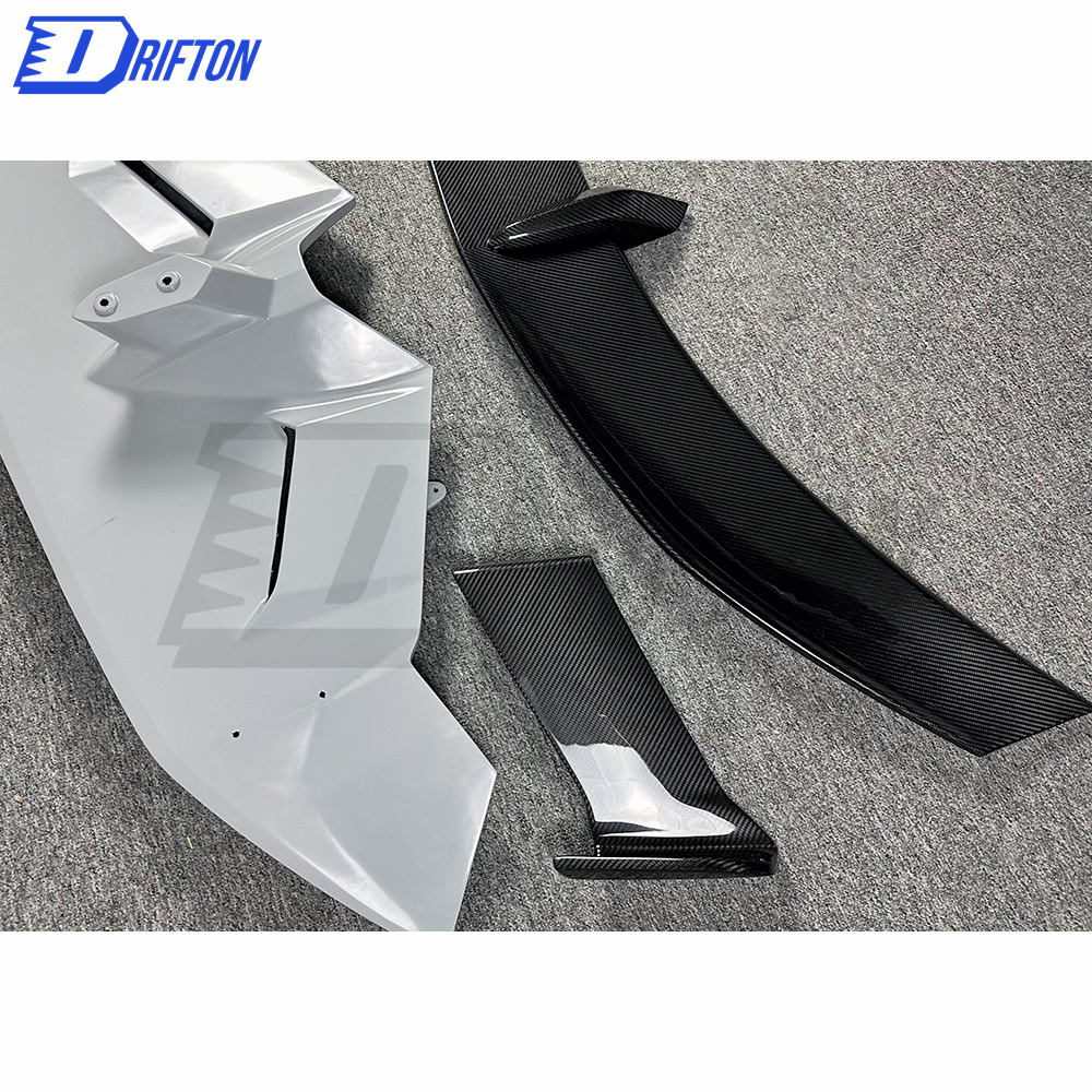 SVJ-Style Dry Carbon Fiber With Portion Primer Body Kit For Aventador ...