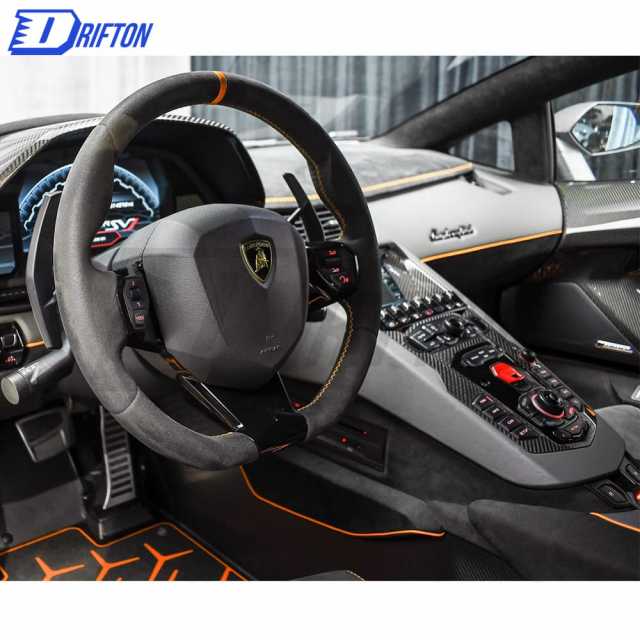 Dry Carbon Fiber Interiors Center Console Surround Cover For ...
