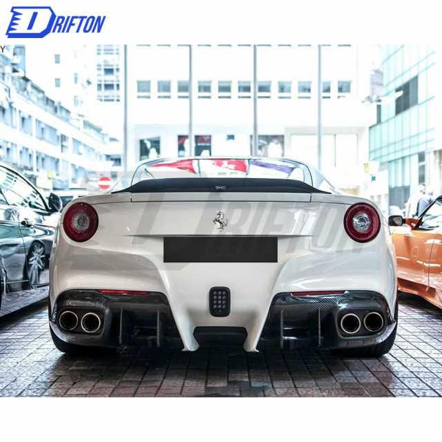 DMC Style Carbon Fiber Rear Diffuser For Ferrari F12 2013-2017