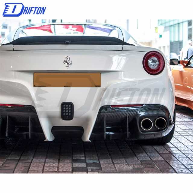 DMC Style Carbon Fiber Rear Diffuser For Ferrari F12 2013-2017
