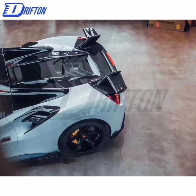 Mansory Style Carbon Fiber Rear Engine Cover Trunk Boot Lid For Ferrari ...