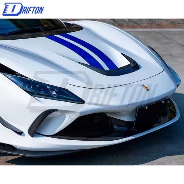 Novitec Style Dry Carbon Fiber Hood Vent Insert Trunk Lid For Ferrari ...