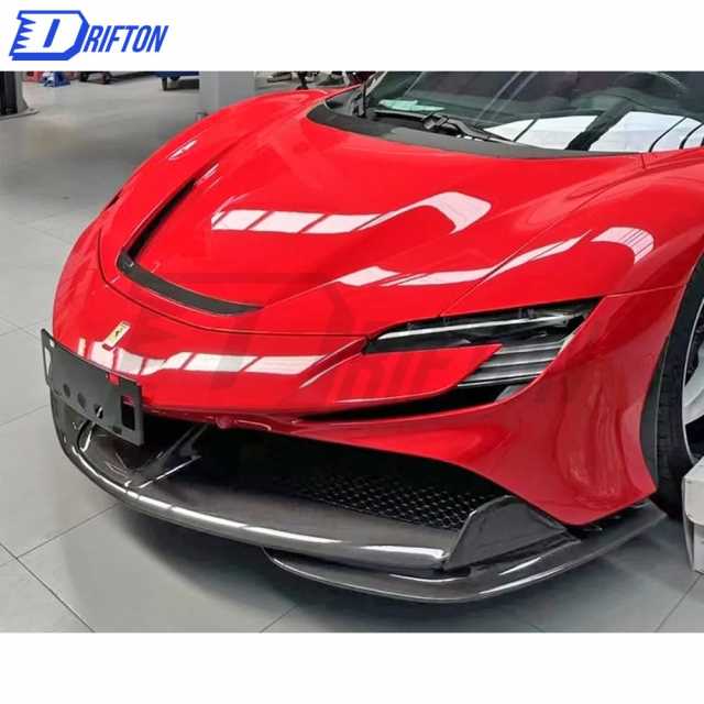 OEM Style Dry Carbon Fiber Front Splitter For Ferrari SF90